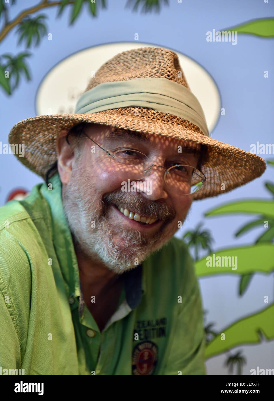 Cartoonist Fred Toedter, also known as Tetsche, smiles during the ...