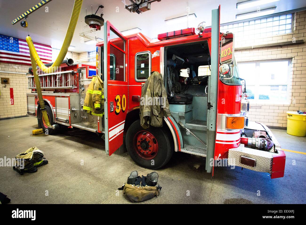 Engine Co. of the Detroit Fire Department, Michigan, USA, Oct. 25, 2014 ...