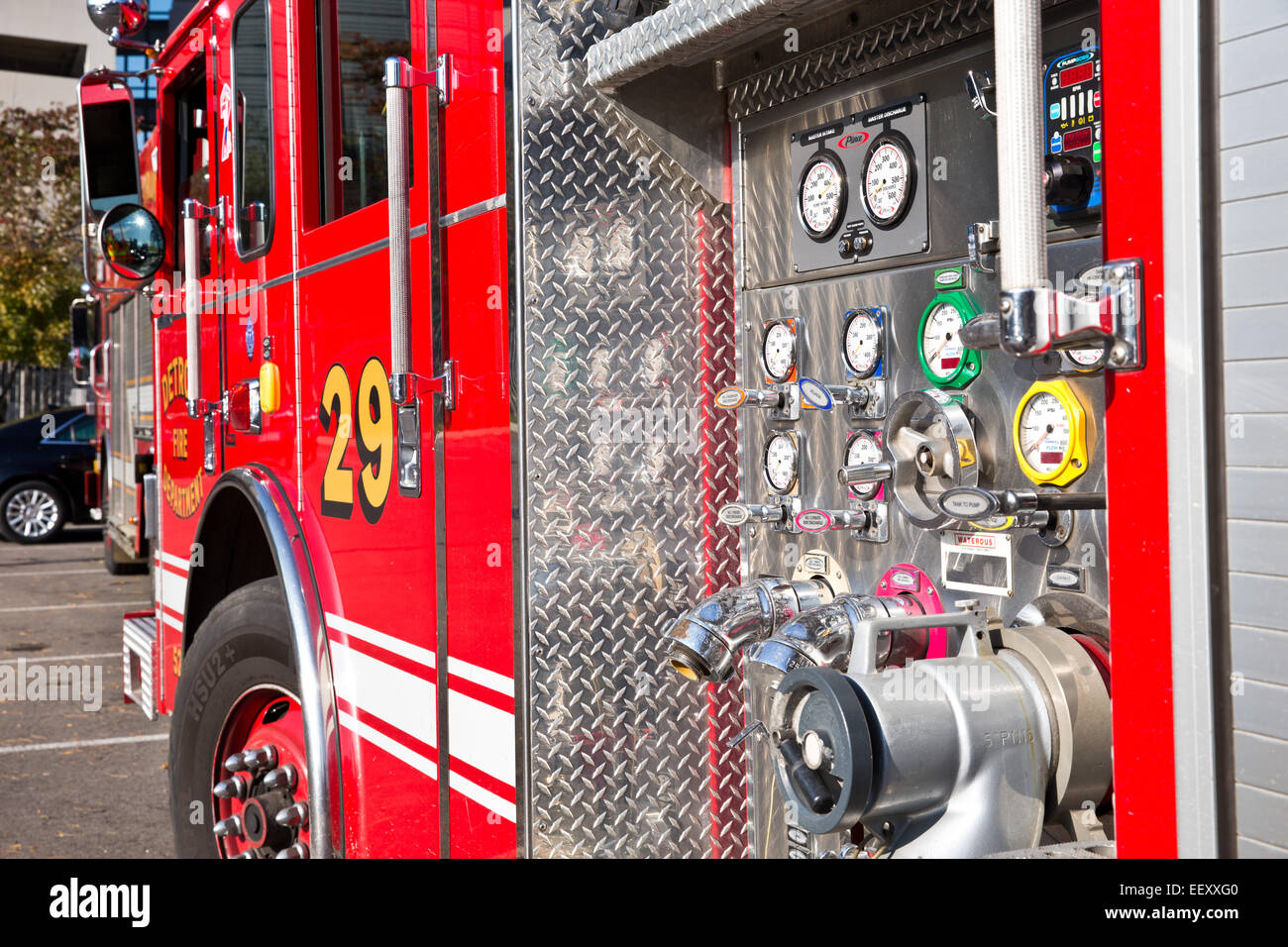 Engine Co. of the Detroit Fire Department, Michigan, USA, Oct. 25, 2014 ...