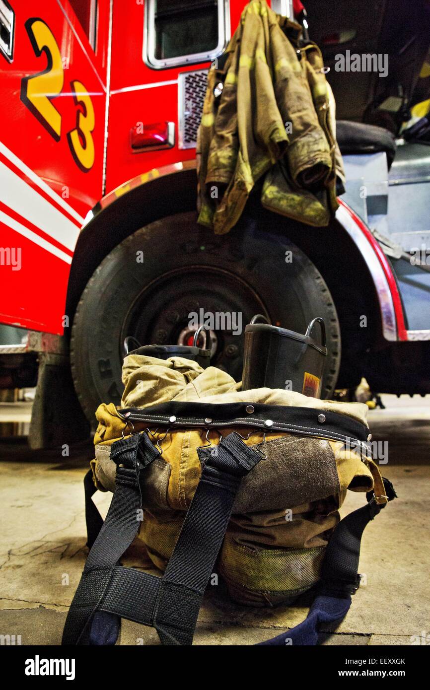 Feature, Detroit Fire Department, Michigan, USA, Oct. 22, 2014 Stock ...