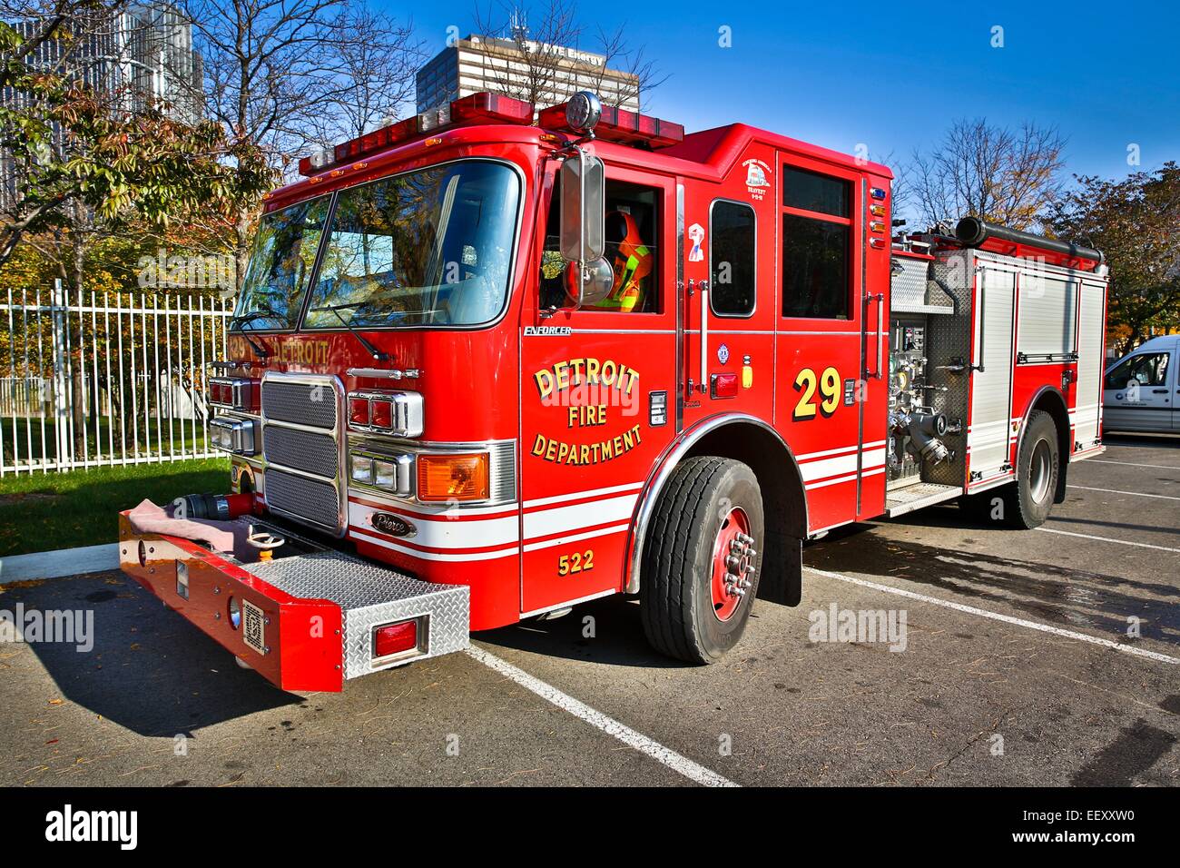 Engine Co. of the Detroit Fire Department, Michigan, USA, Oct. 25, 2014 ...