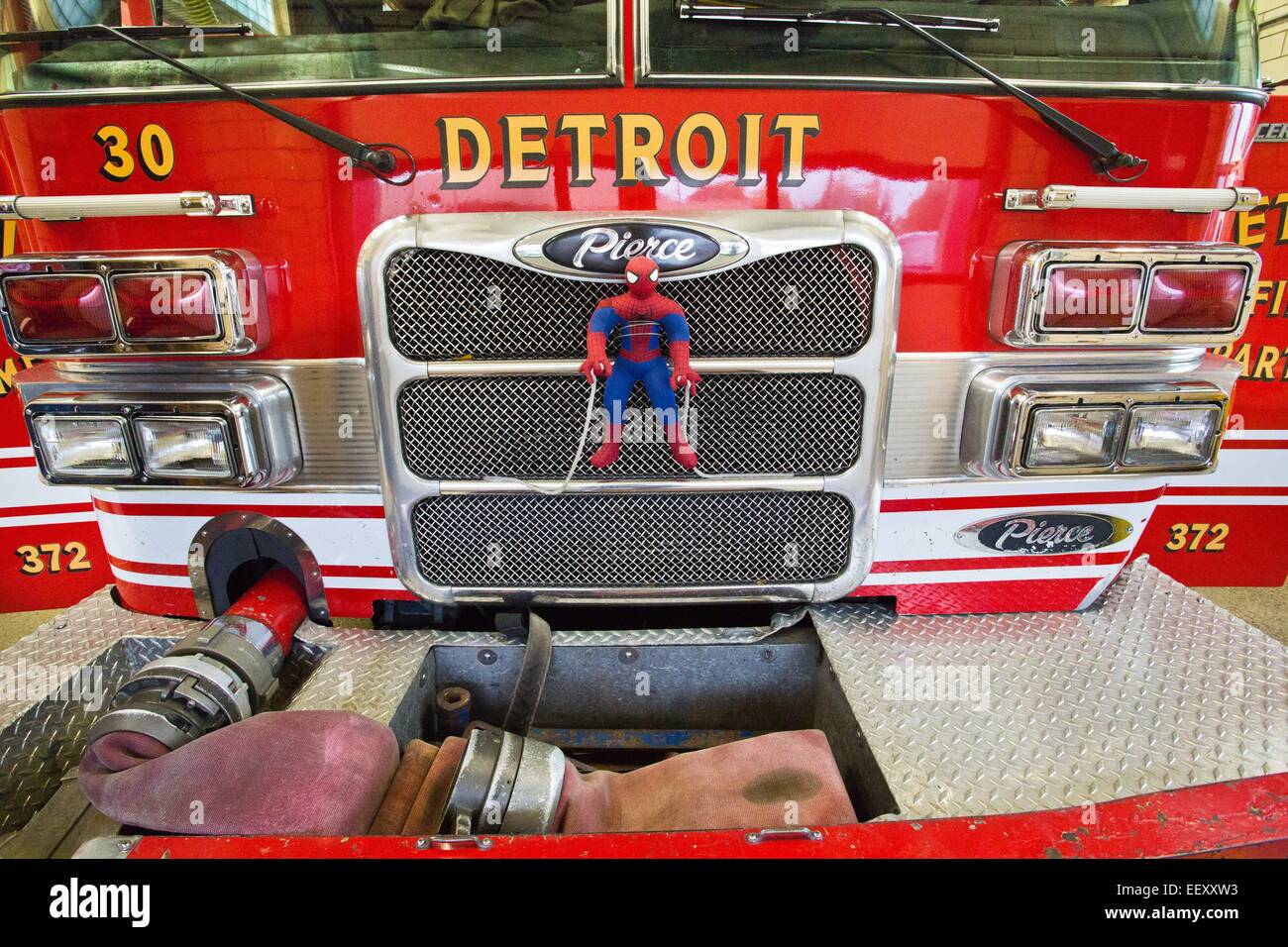 Engine Co. of the Detroit Fire Department, Michigan, USA, Oct. 25, 2014 ...