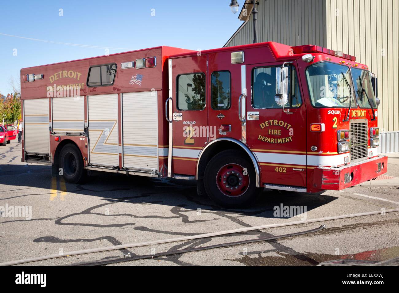 Squad Co. of the Detroit Fire Department, Michigan, USA, Oct. 25, 2014 ...