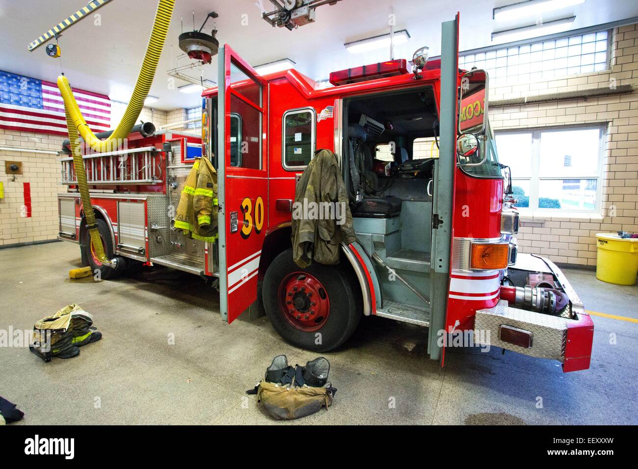 Engine Co. of the Detroit Fire Department, Michigan, USA, Oct. 25, 2014 ...