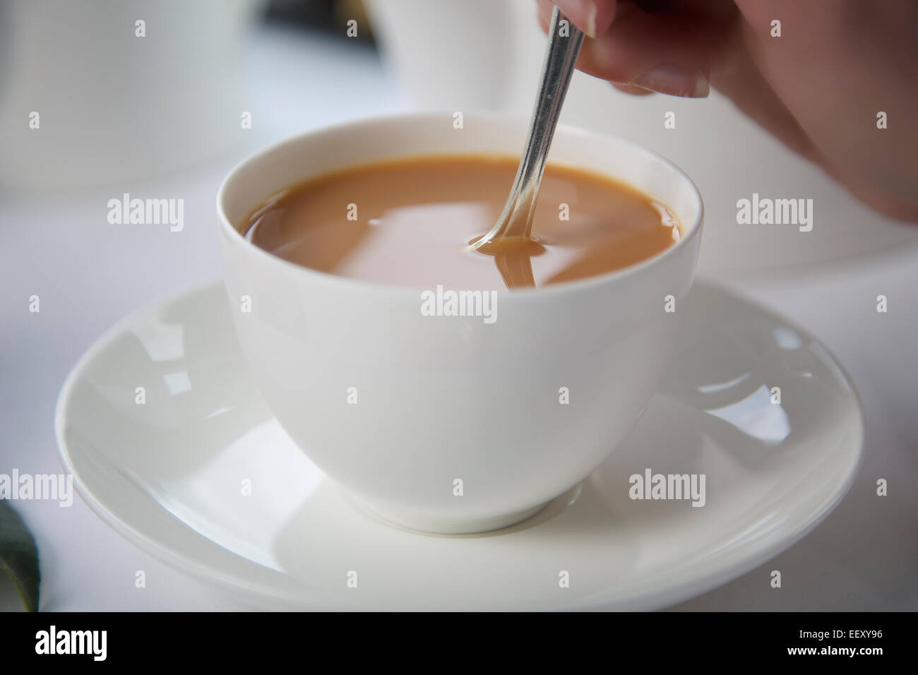 Afternoon tea, a very old fashioned English tradition Stock Photo - Alamy