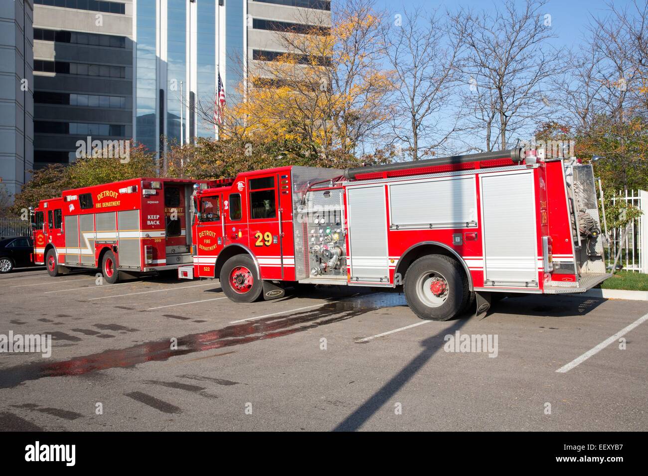 Engine Co. of the Detroit Fire Department, Michigan, USA, Oct. 25, 2014 ...