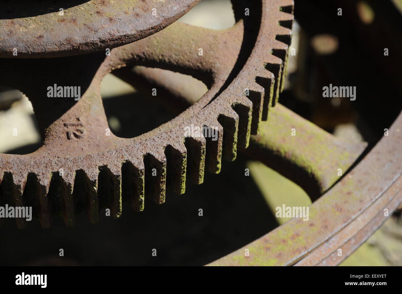 Abandoned Roller coaster gear Stock Photo - Alamy