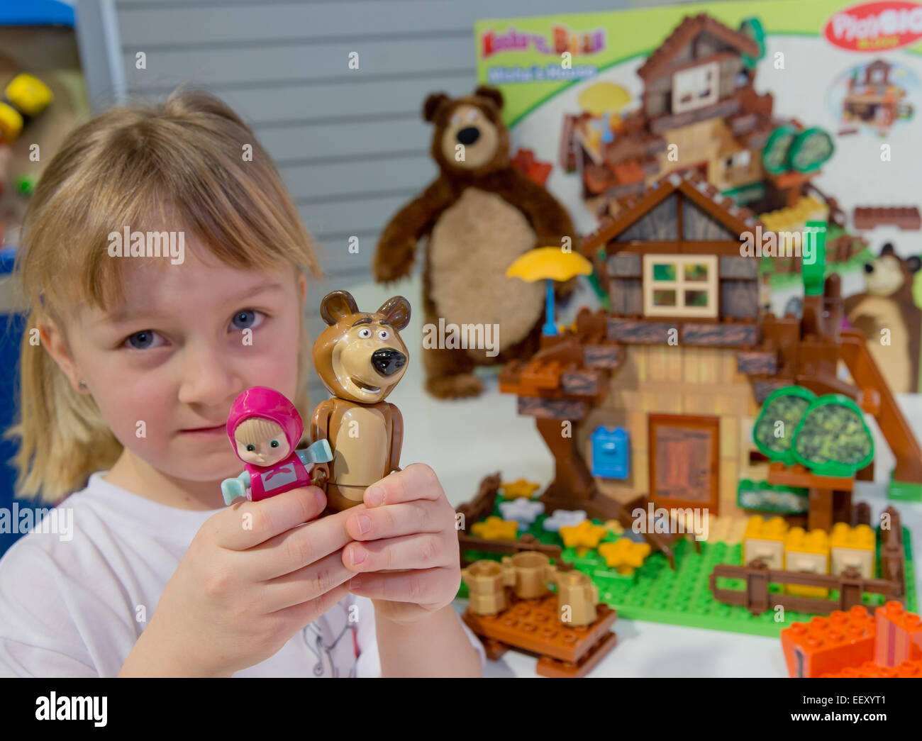 Masha and the bear cartoon hi-res stock photography and images - Alamy