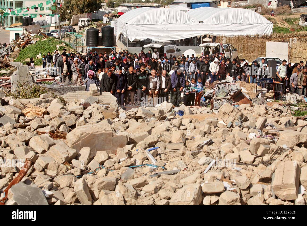 Johr A-Deek, Gaza Strip, Palestinian Territory. 23rd January, 2015 ...
