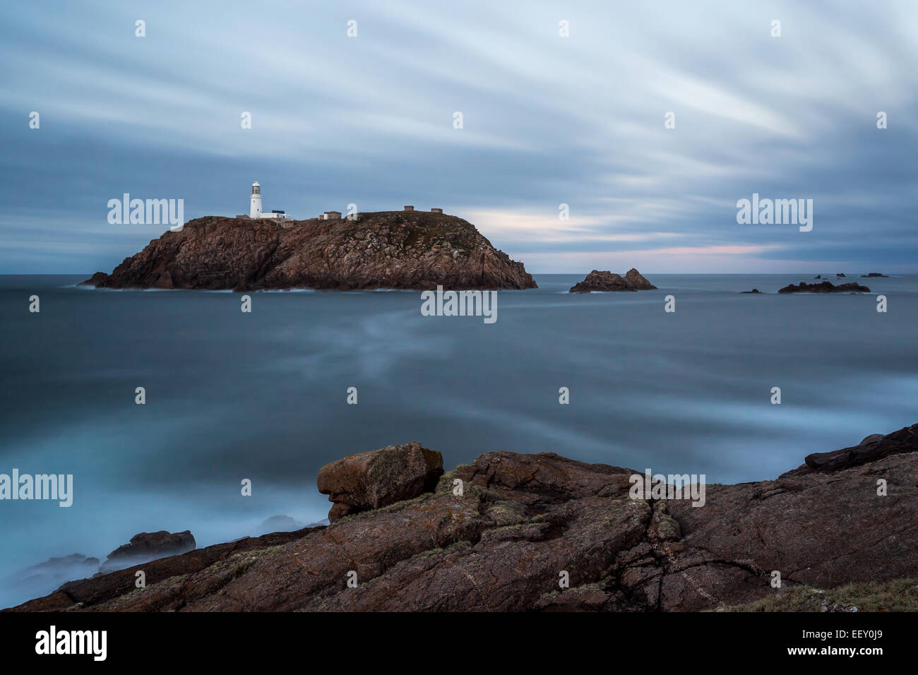 Isles of Scilly, Round Island Lighthouse Stock Photo - Alamy