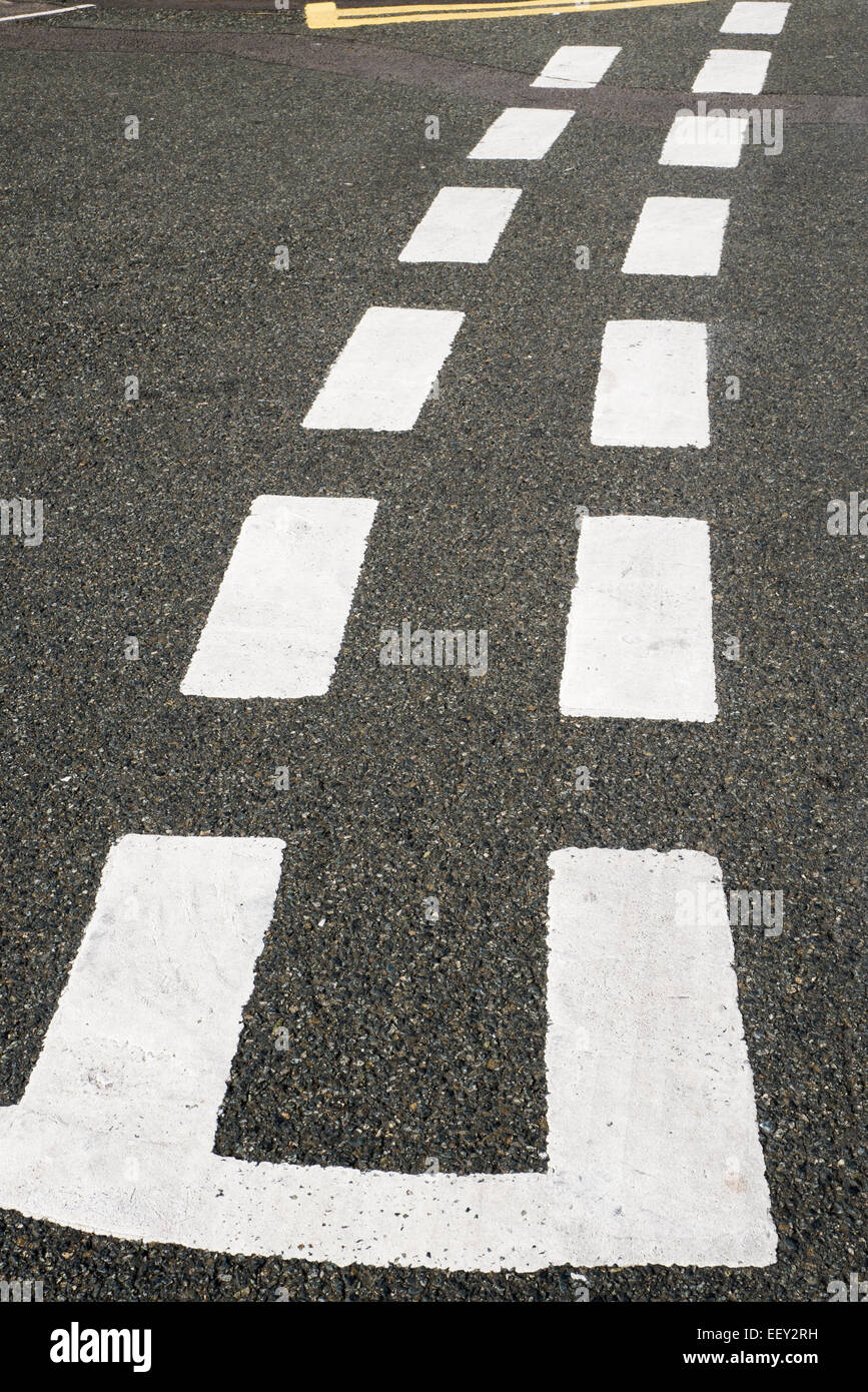 Dashed Street Lines Dashed Street Lines