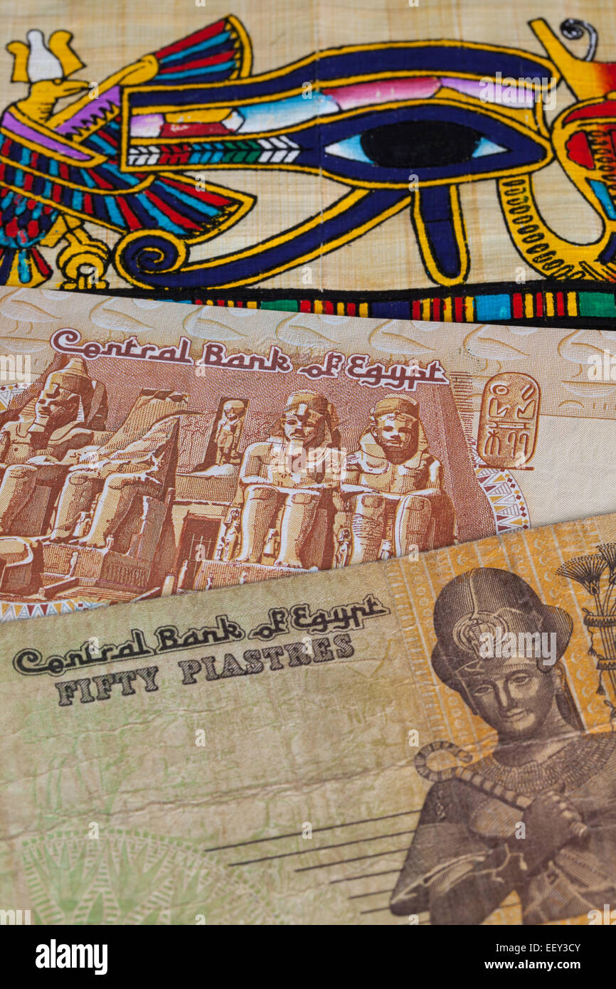 Egyptian hieroglyphics on papyrus hi-res stock photography and images ...