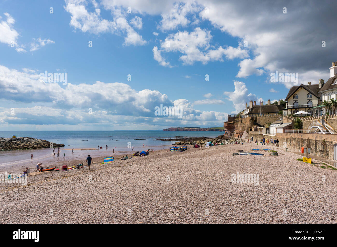 Devon beach in sunshine hi-res stock photography and images - Alamy