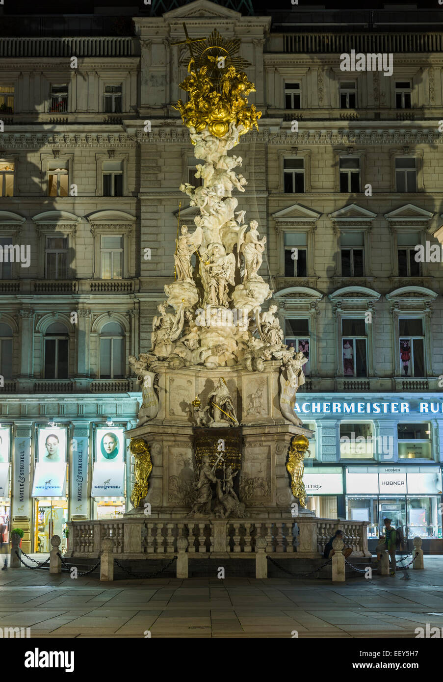 On the column of the plague pestsäule hi-res stock photography and ...