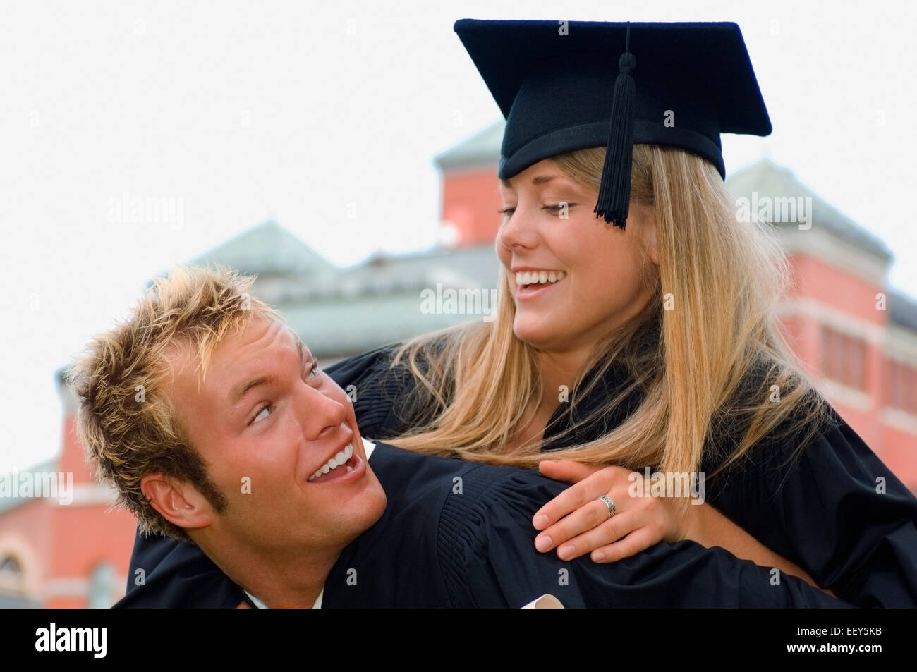 University graduates having fun hi-res stock photography and images - Alamy