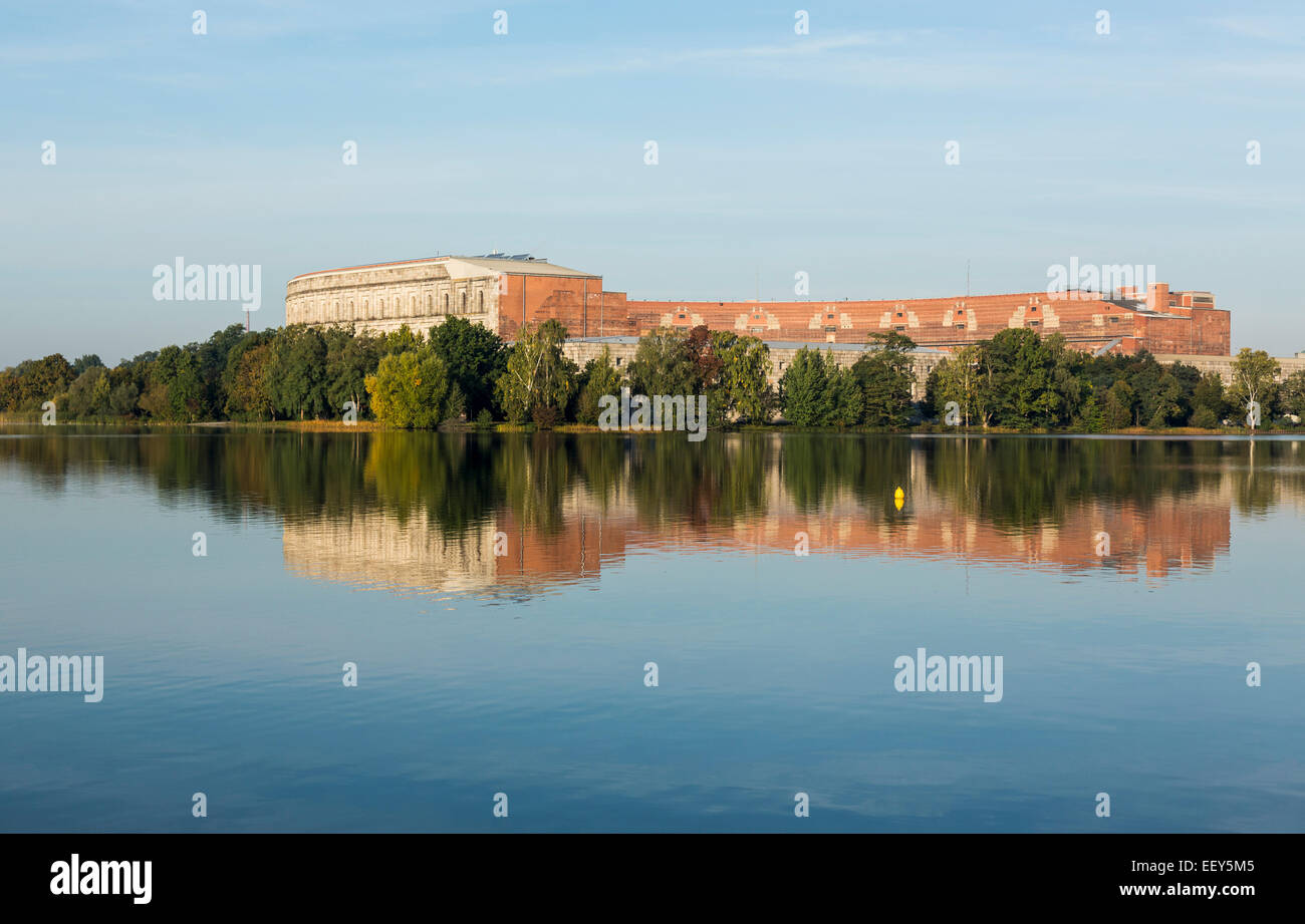 The remains of the large Congress Hall or Kongresshalle at the Nazi ...