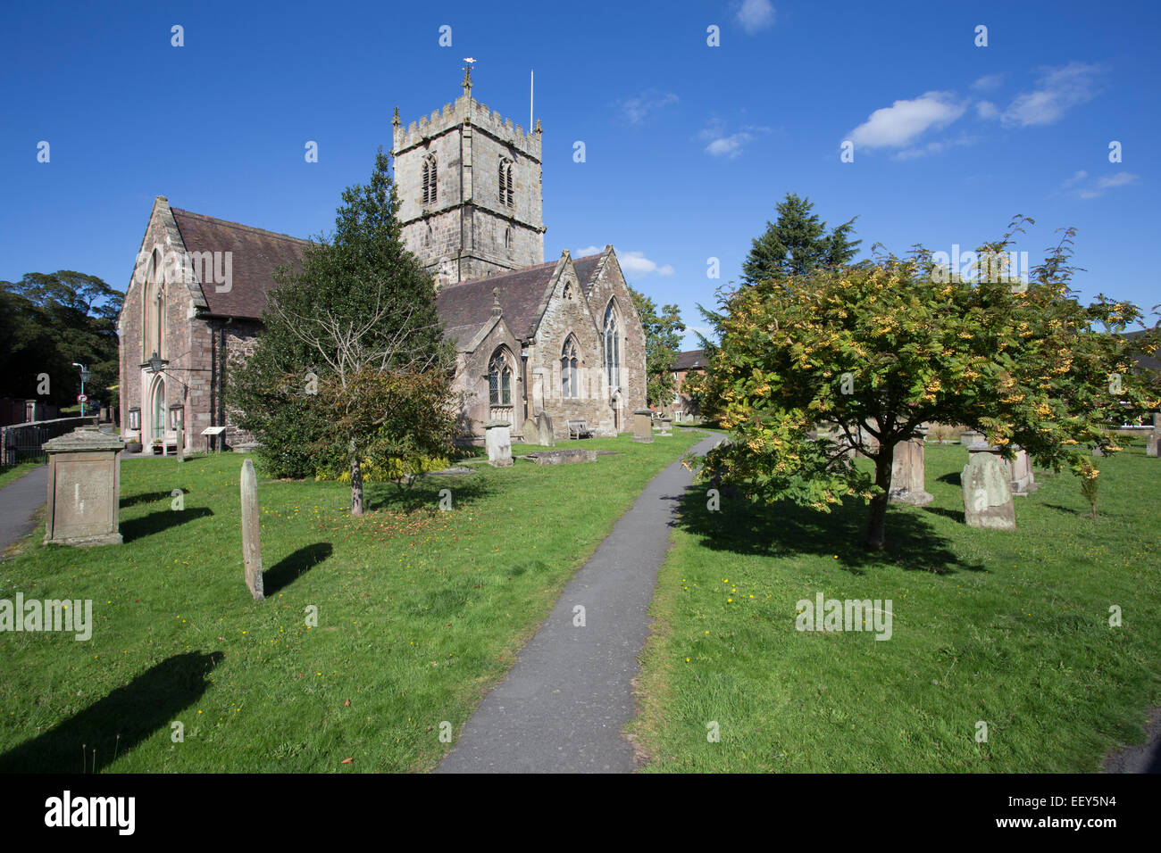 St. Laurence's church, Church Stretton, Shropshire, England Stock Photo ...