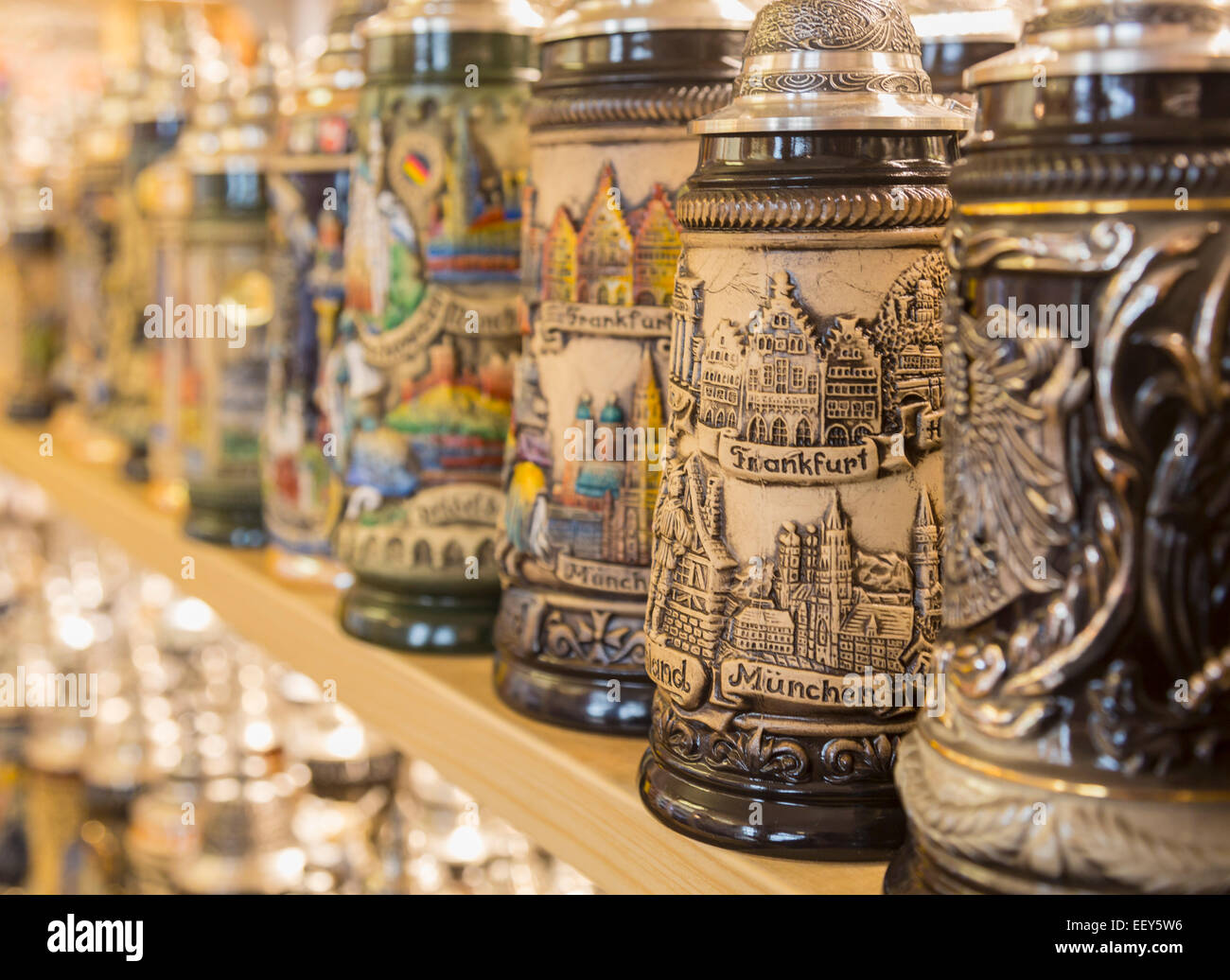 German beer mug shop hi-res stock photography and images - Alamy
