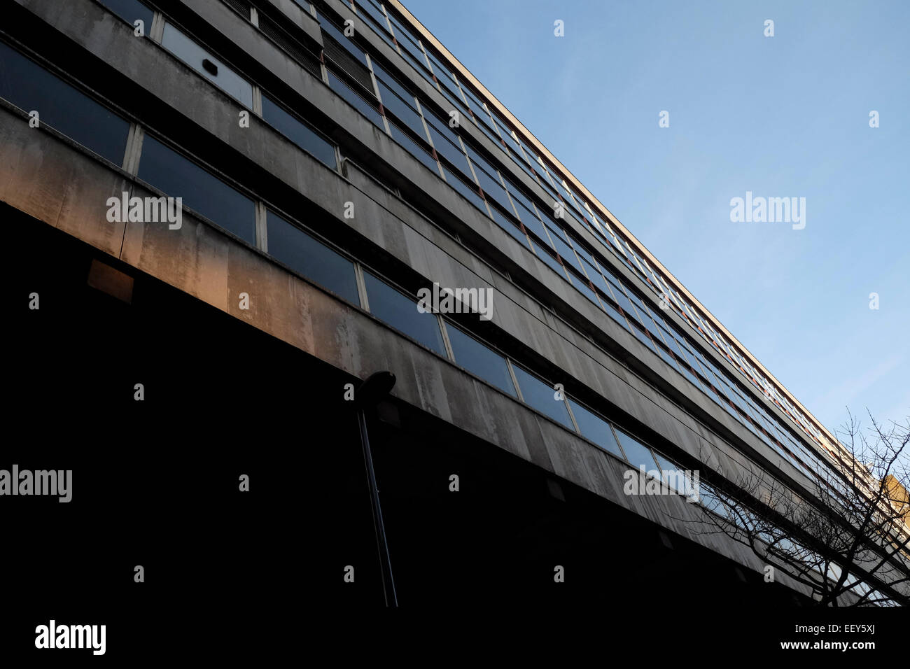 Derelict Office Building Stock Photo - Alamy