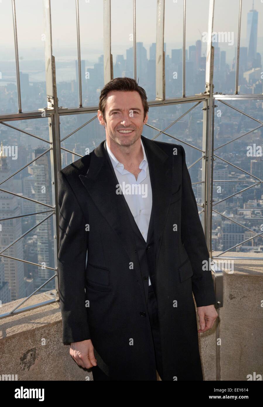 New York, NY, USA. 23rd Jan, 2015. Hugh Jackman at the press conference ...
