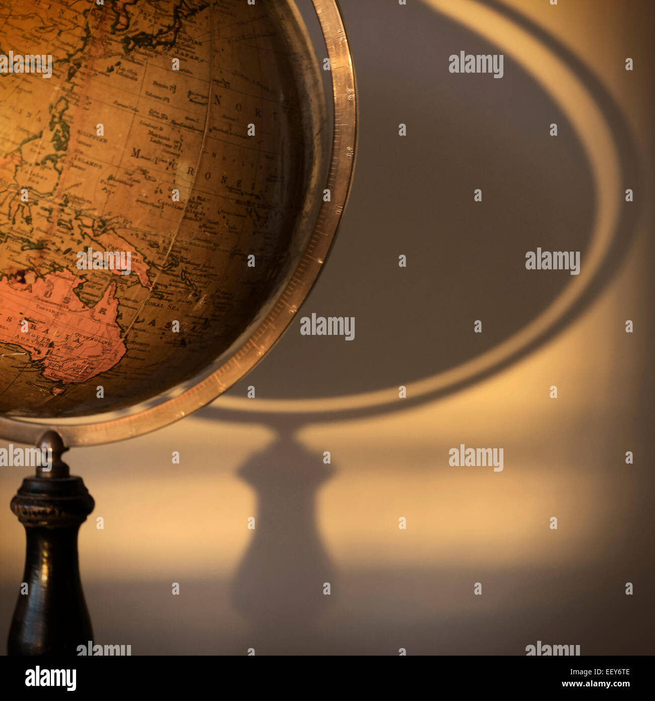 World globe antique old closeup hi-res stock photography and images - Alamy