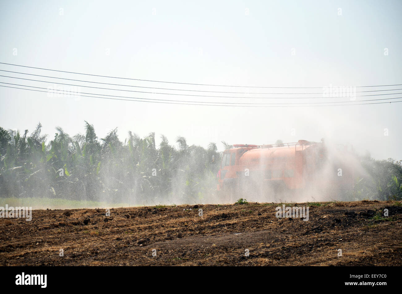 Dust control water spray hi-res stock photography and images - Alamy