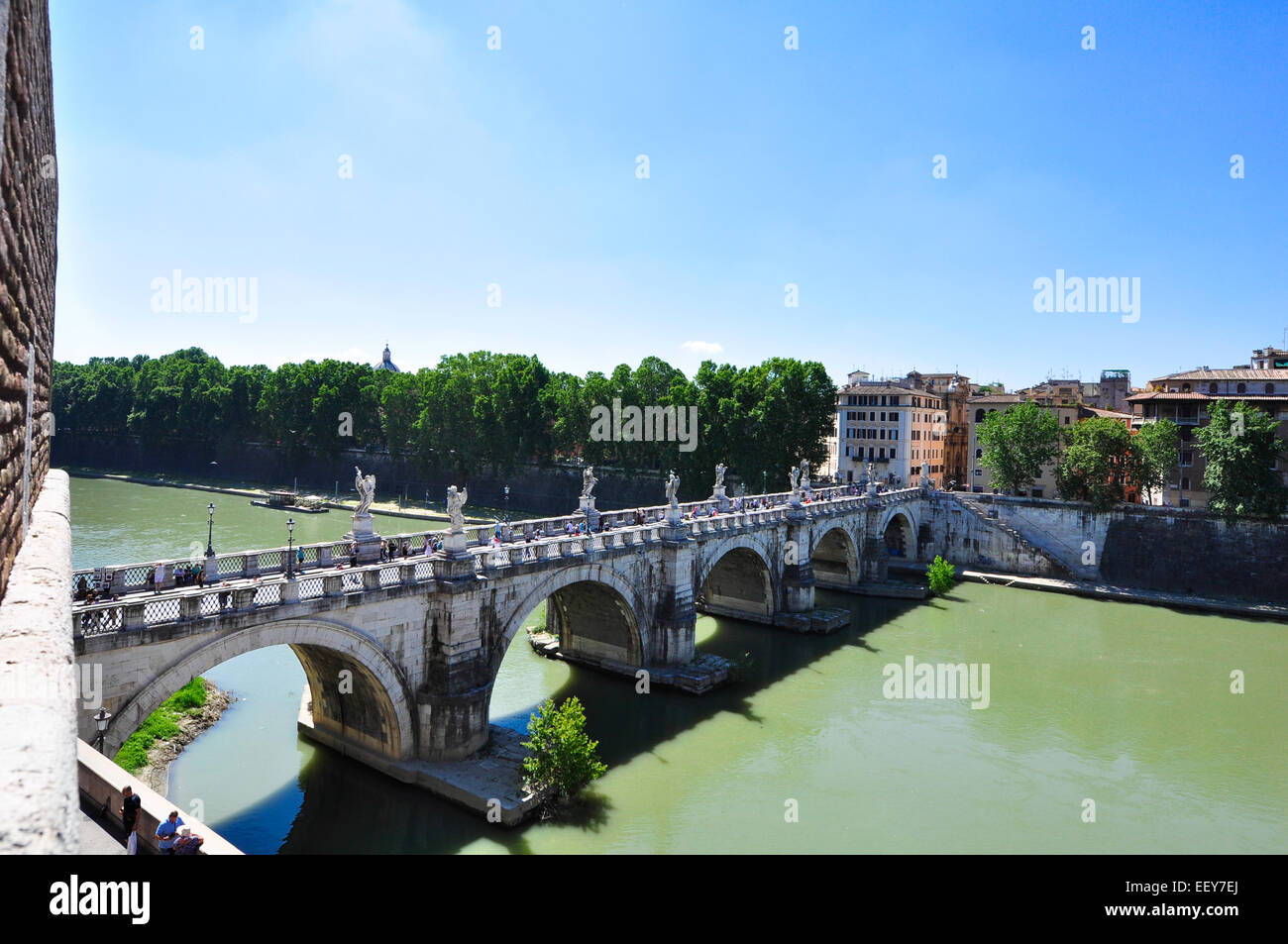 St. Angel’s bridge Rome Italy Stock Photo - Alamy