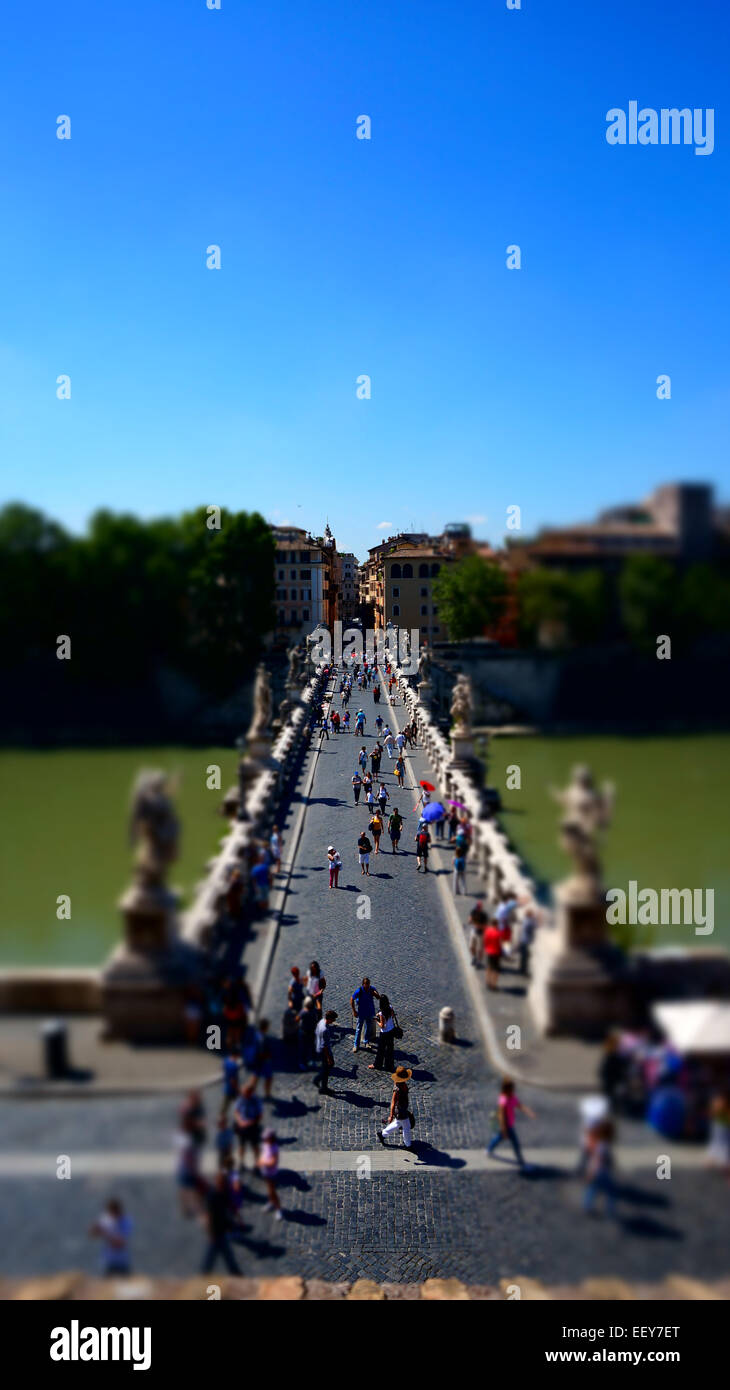 St. Angel’s bridge Rome Italy Stock Photo - Alamy