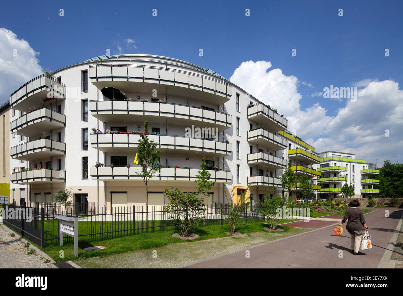 Berlin, Germany, construction of a residential complex in the ...