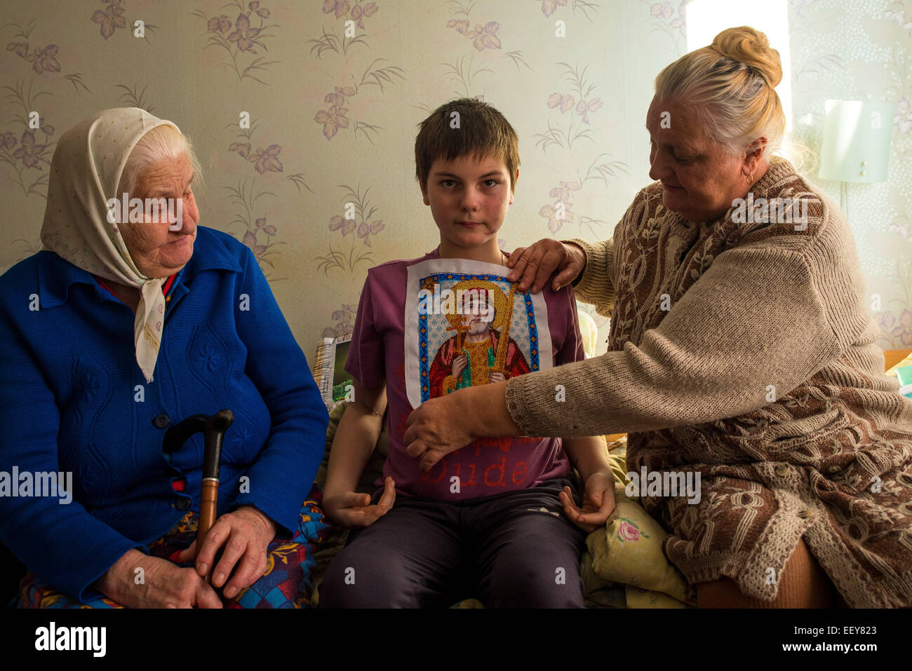 11 year old Igor lives with his grandmother and great grand-mother in a ...