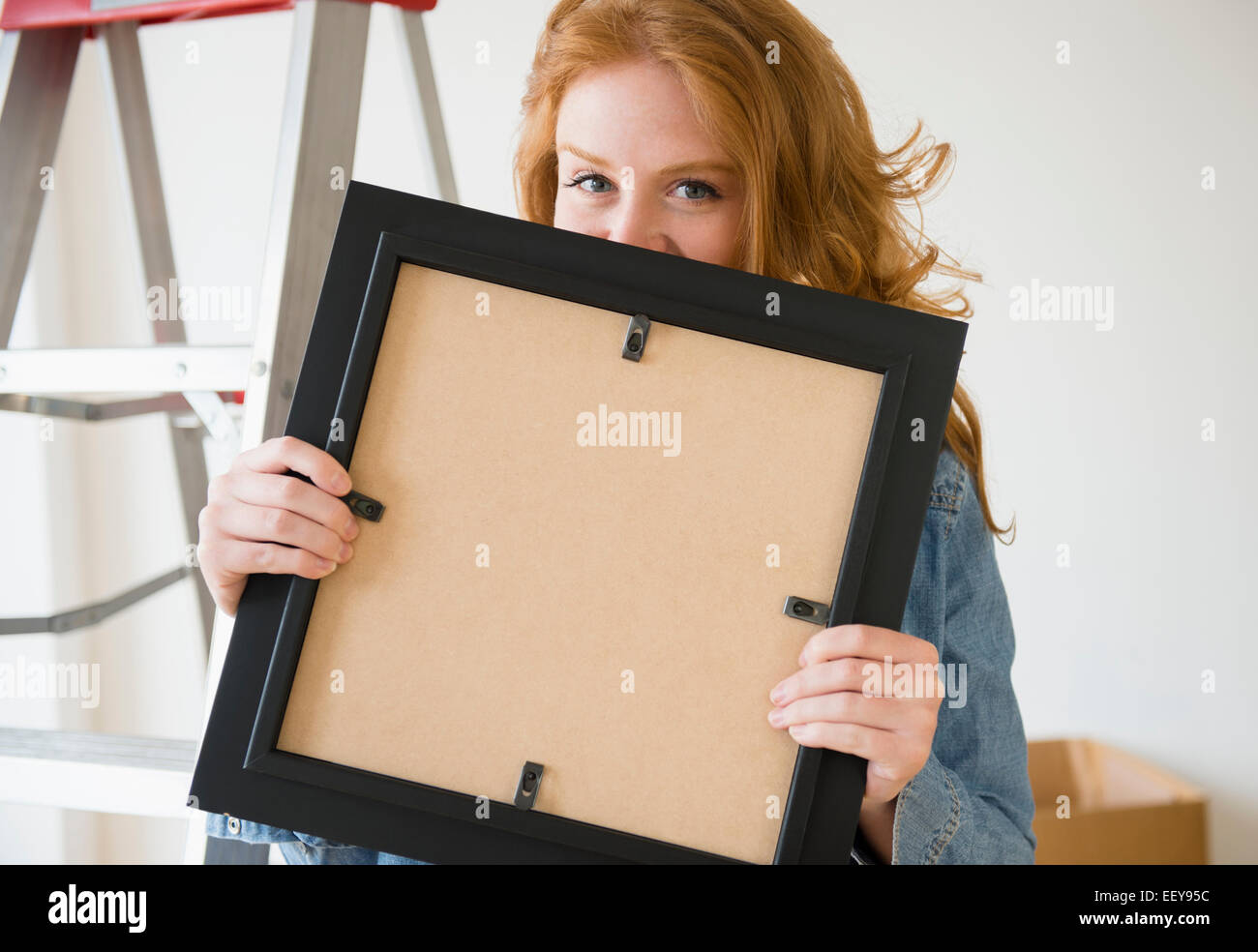 Woman funny hair eye contact ginger hi-res stock photography and images ...