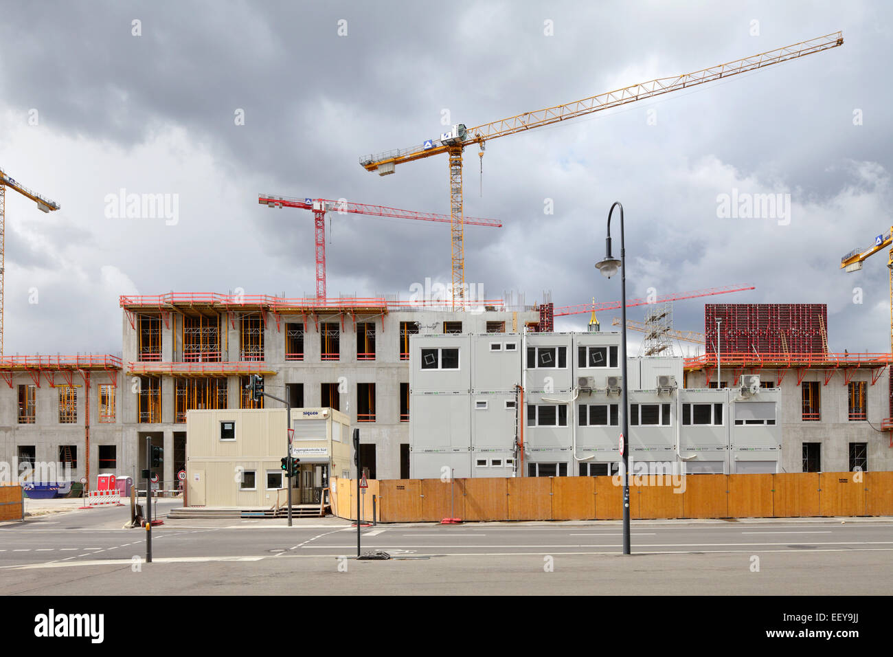 Berlin, Germany, construction work on the building site Berlin City ...