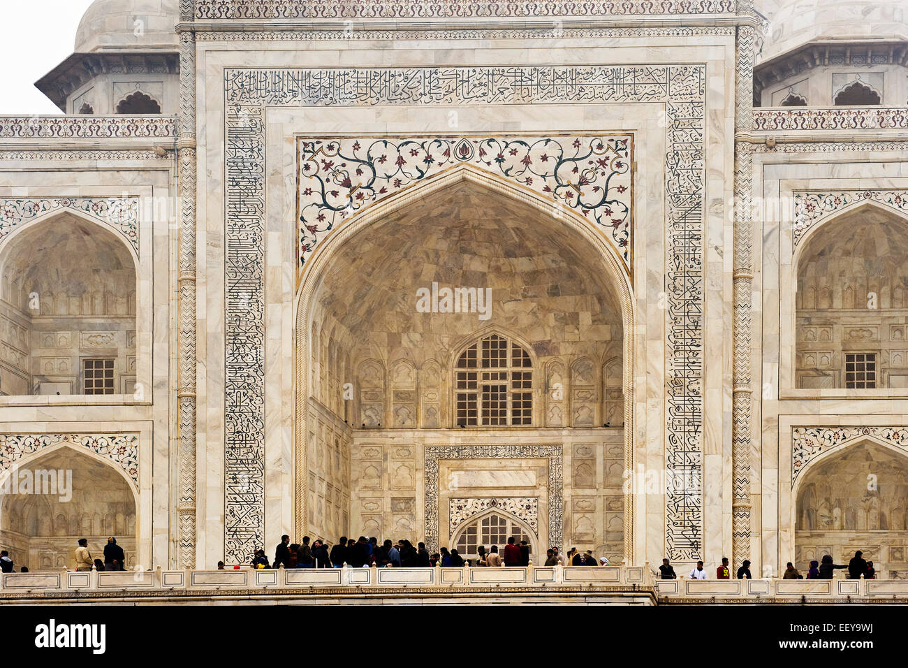 India, Uttar Pradesh, Agra, Taj Mahal Complex, Taj Mahal Stock Photo ...