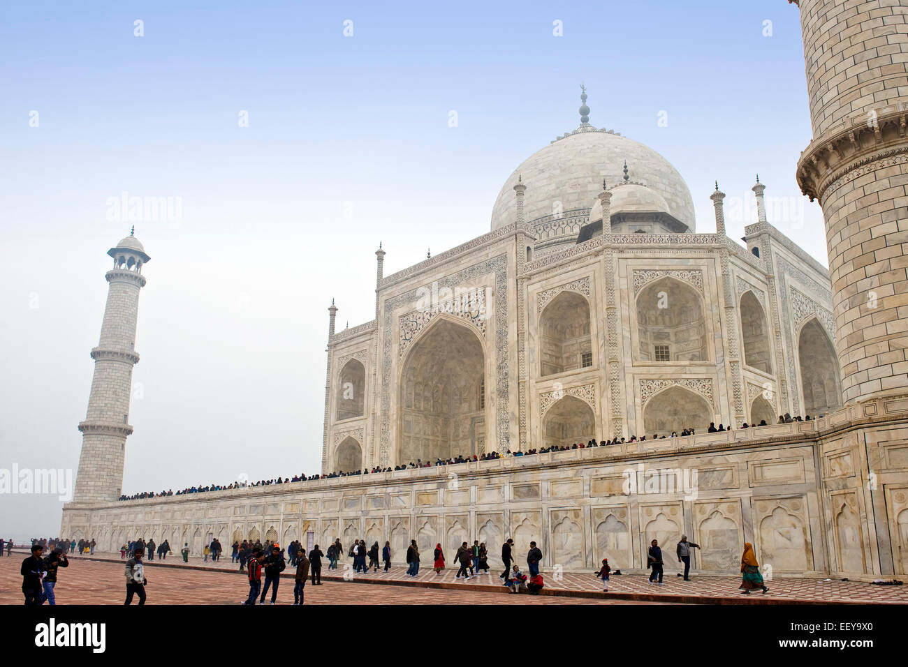 India, Uttar Pradesh, Agra, Taj Mahal Complex, Taj Mahal Stock Photo ...