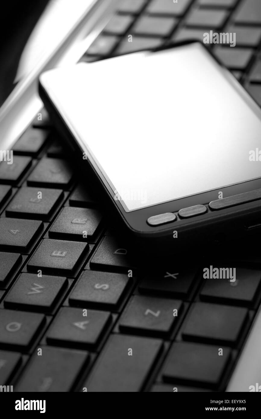 Keypad laptop Black and White Stock Photos & Images - Alamy
