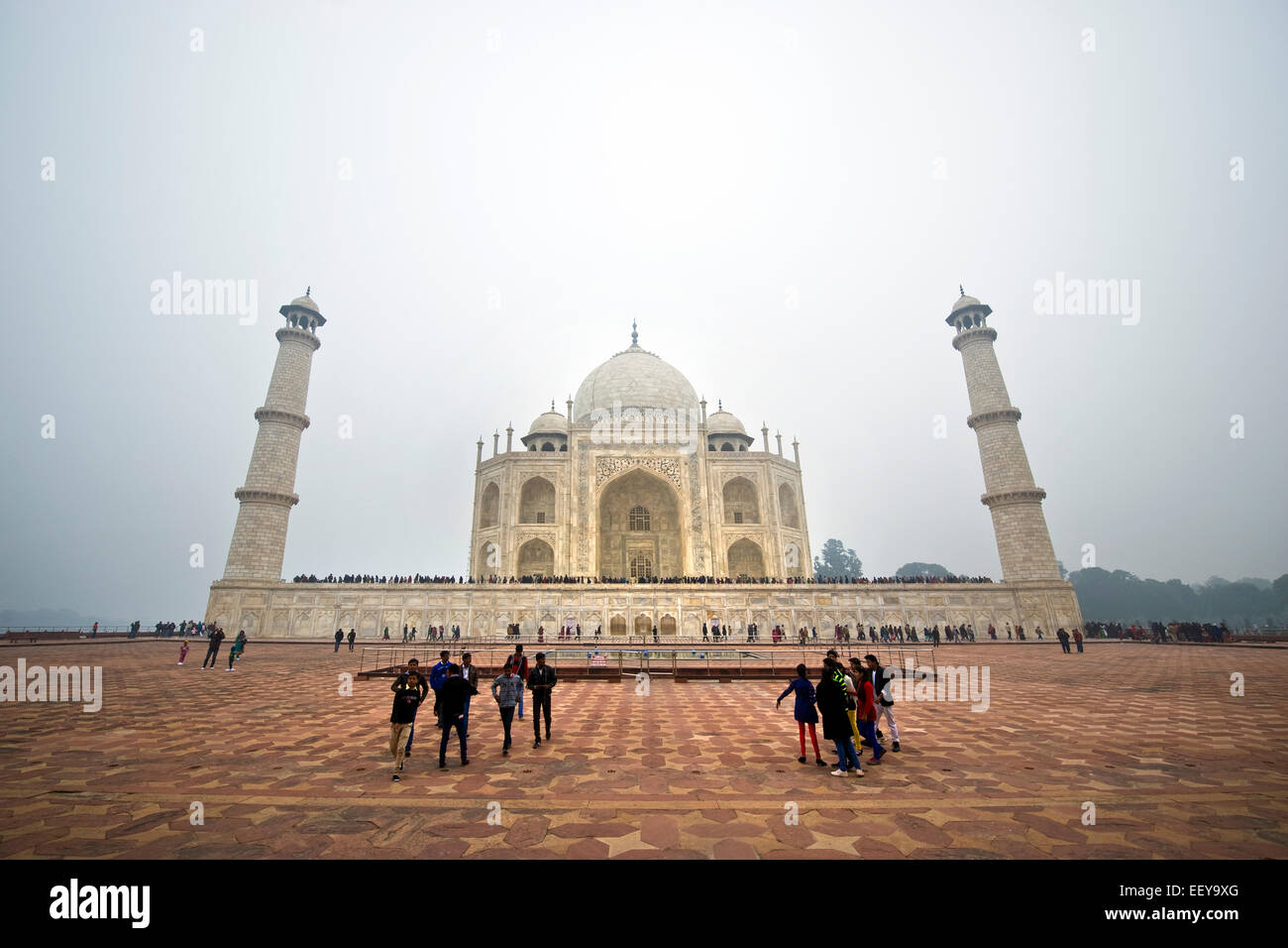 India, Uttar Pradesh, Agra, Taj Mahal Complex, Taj Mahal Stock Photo ...