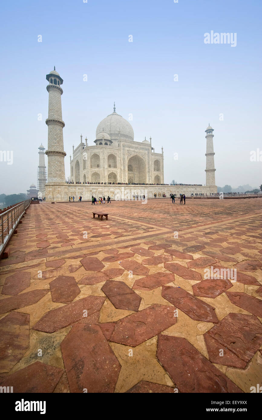 India, Uttar Pradesh, Agra, Taj Mahal Complex, Taj Mahal Stock Photo ...