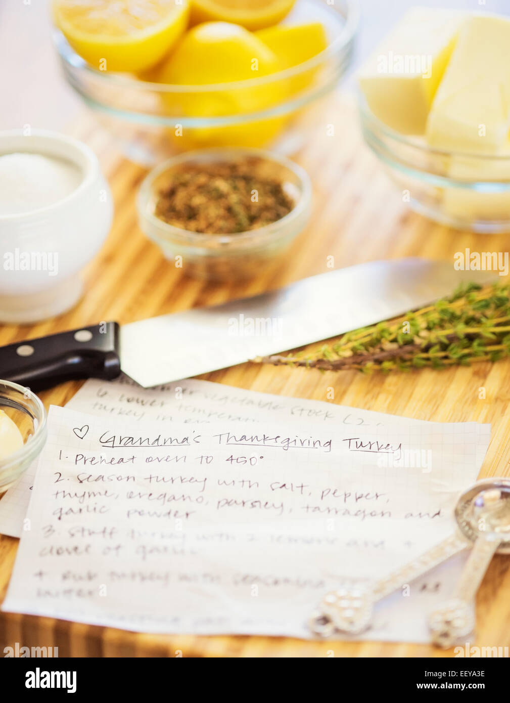 Supper recipe hi-res stock photography and images - Alamy