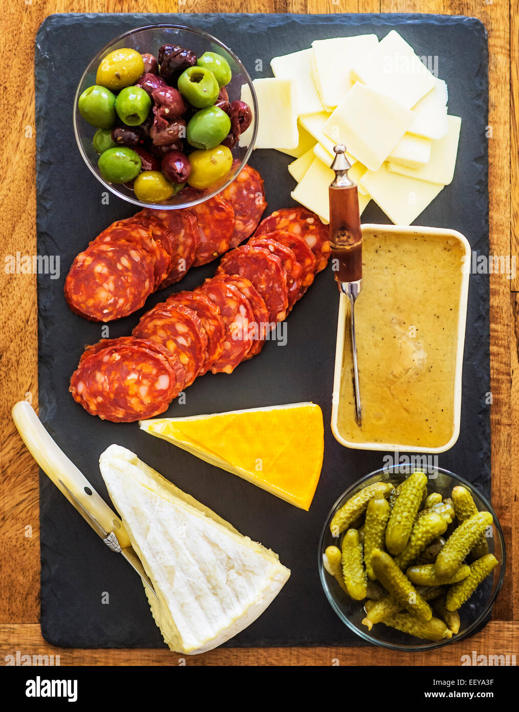 Tray of snacks Stock Photo - Alamy