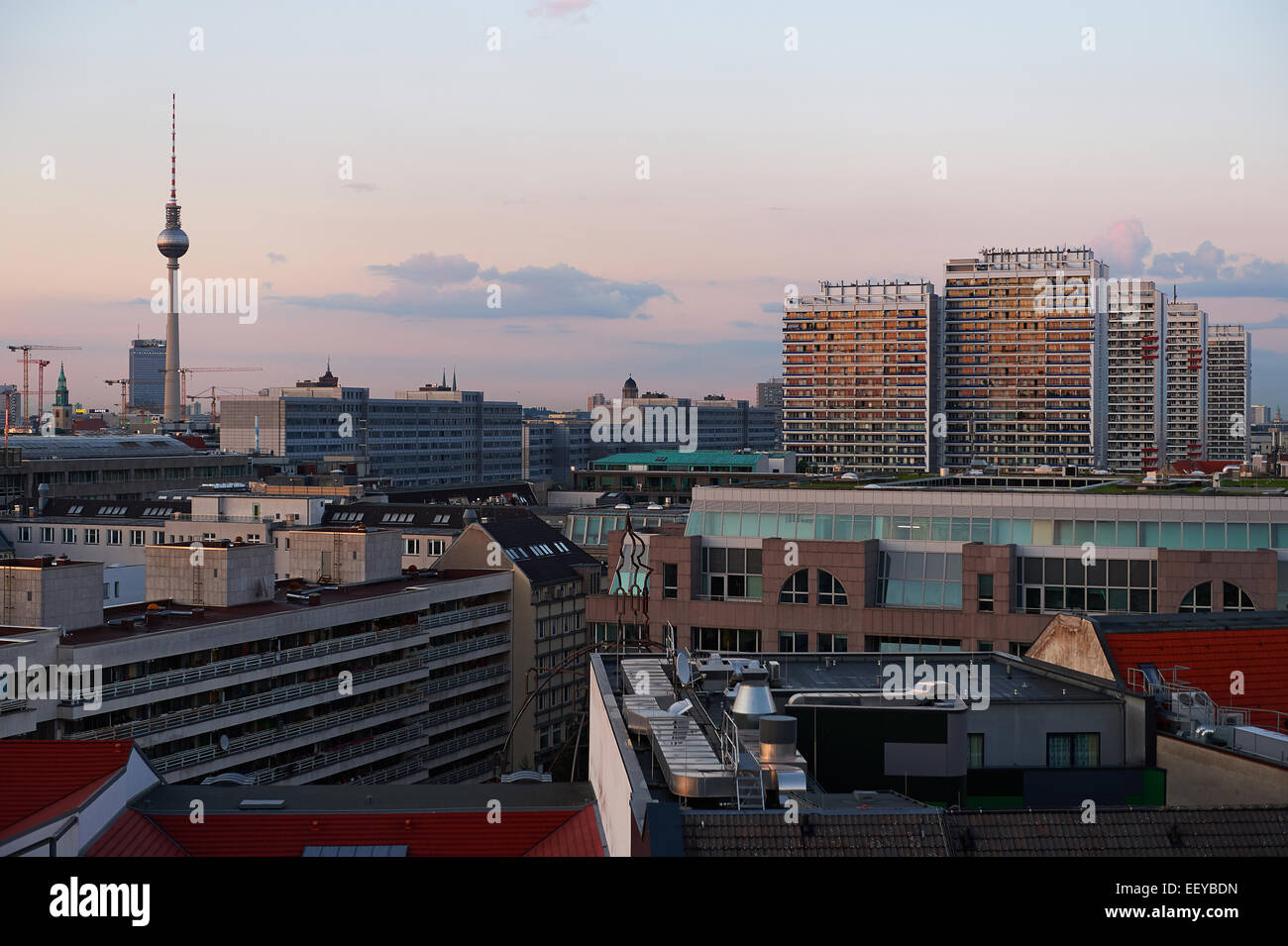 Berlin, Germany, sunset in Berlin Stock Photo - Alamy