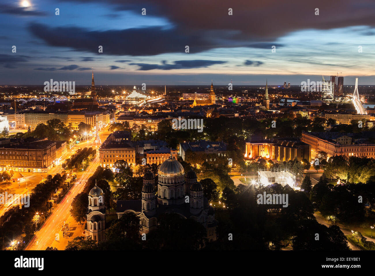 Riga latvia sky line skyline hi-res stock photography and images - Alamy