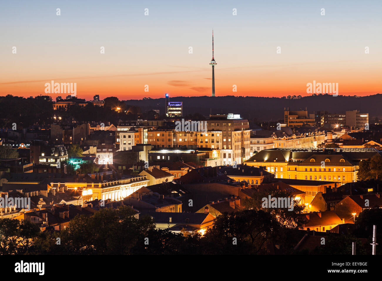 Lithuania, Vilnius, Vilnius TV tower Stock Photo - Alamy