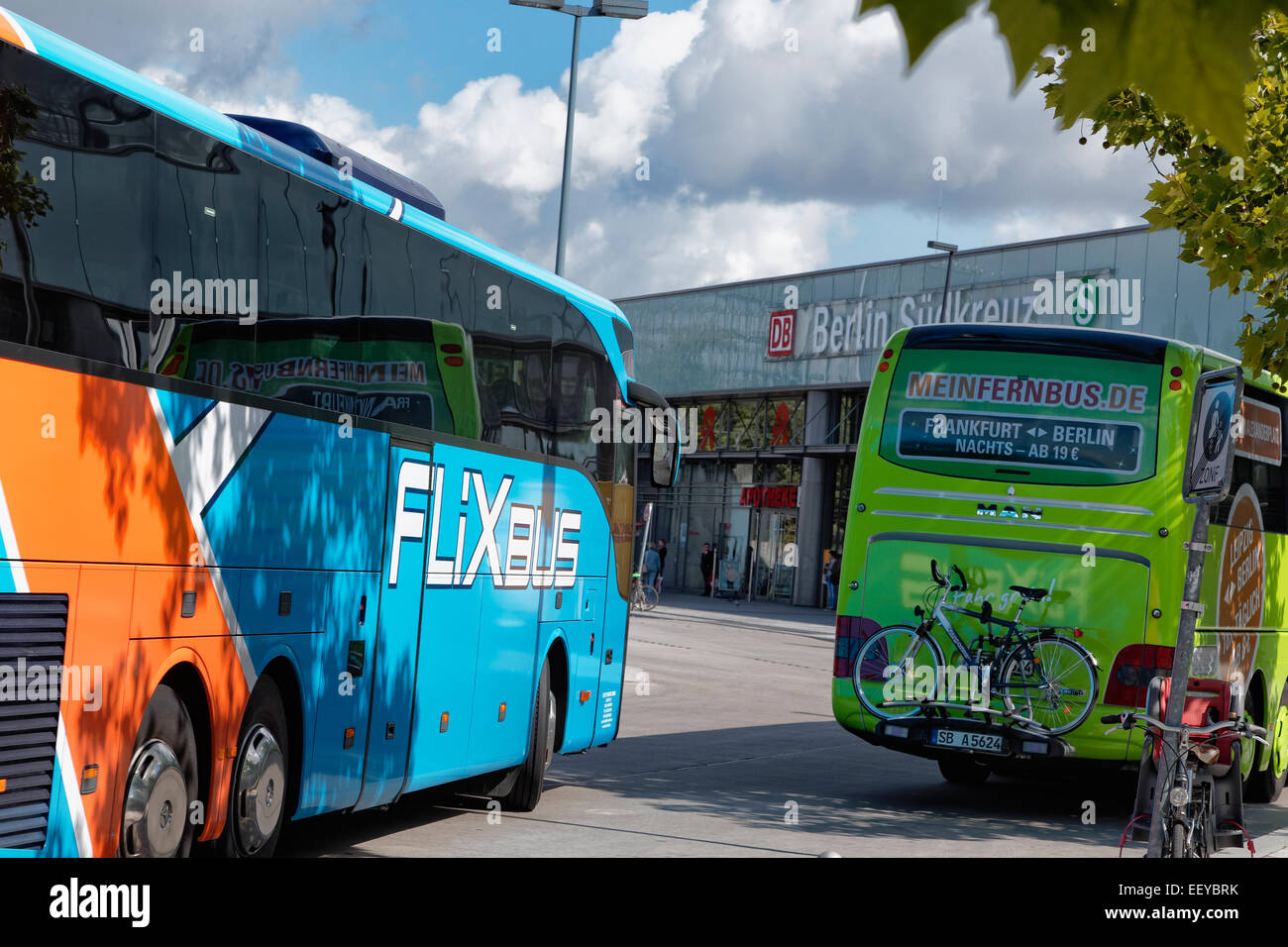 Berlin germany long distance buses hi-res stock photography and images ...