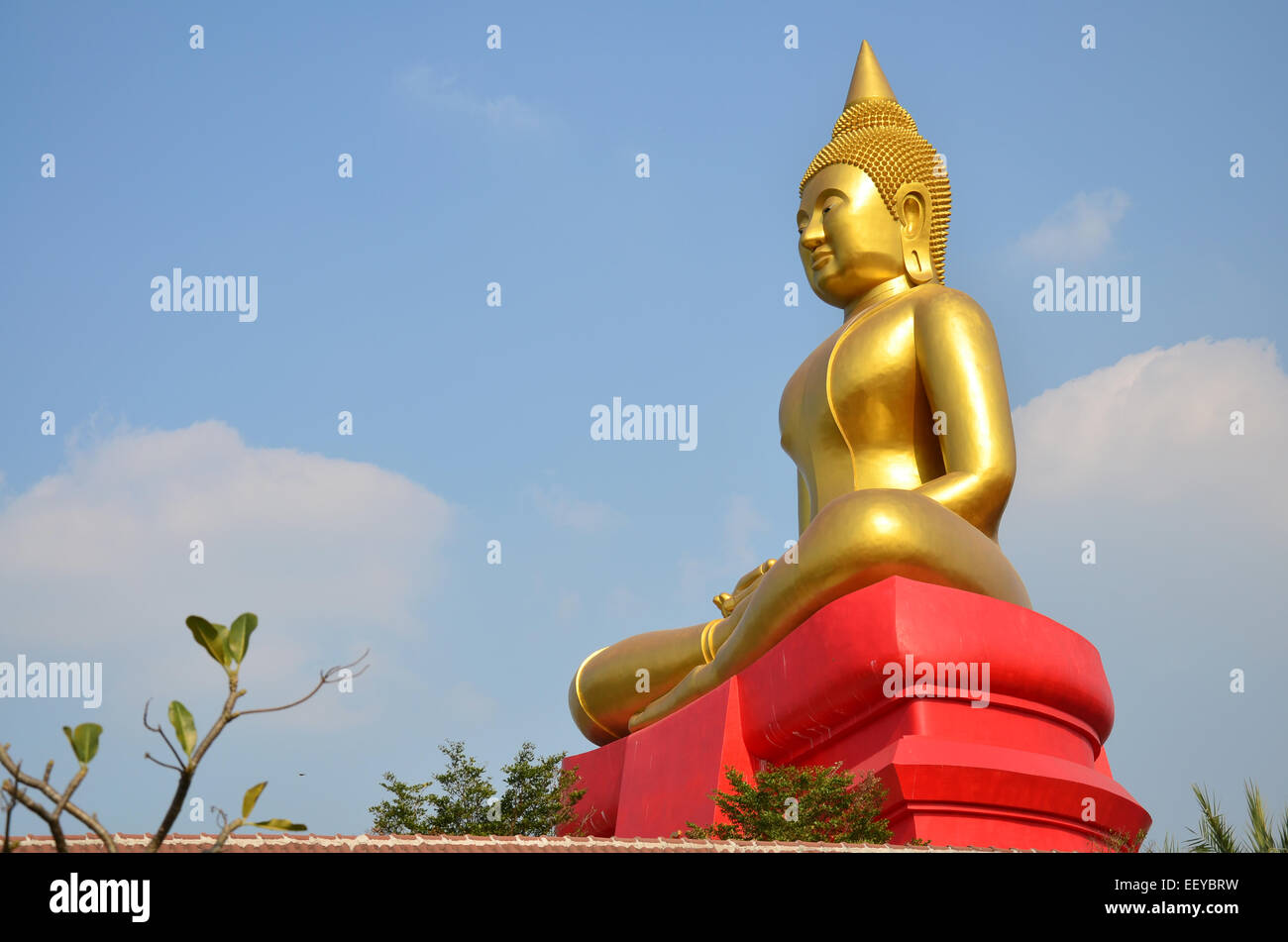 Buddha image Phra Phuttha Sothon or Luang Pho Sothon that is one of the ...