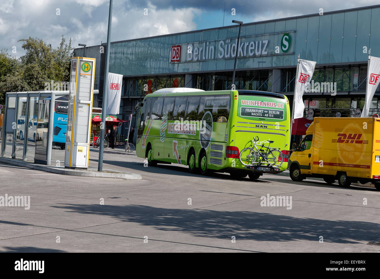 Berlin germany long distance buses hi-res stock photography and images ...