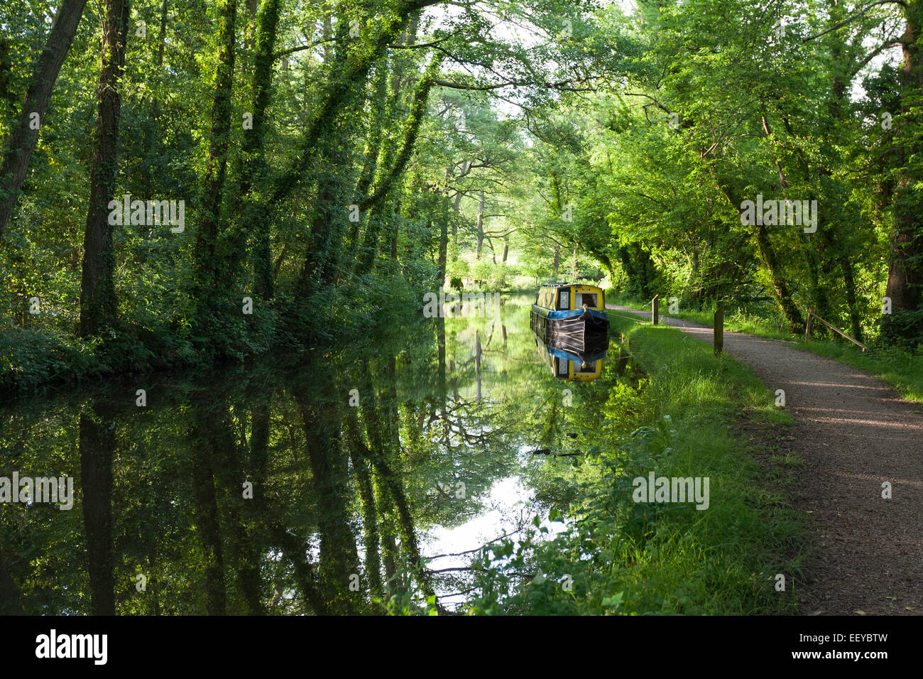 Monmouthshire and Breconshire Canal at Mamhilad Stock Photo - Alamy