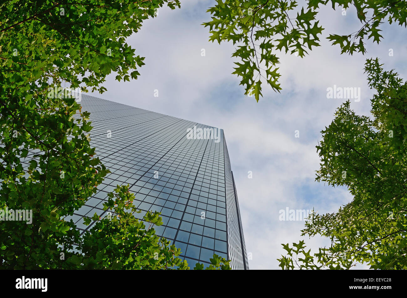 Glass facade trees hi-res stock photography and images - Alamy