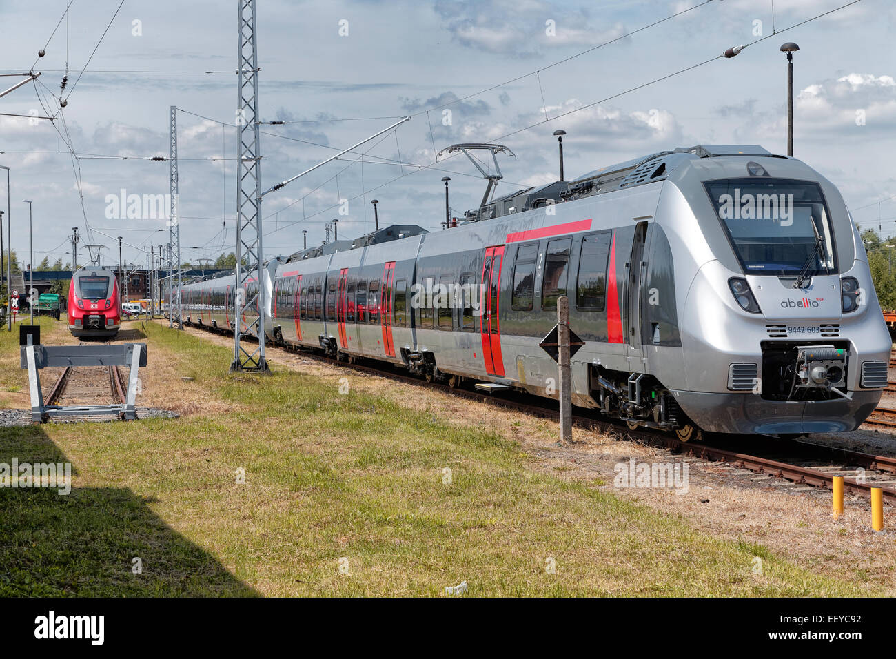 Wustermark, Germany, Abellio regional rail Electrical Multiple Talent 2 ...