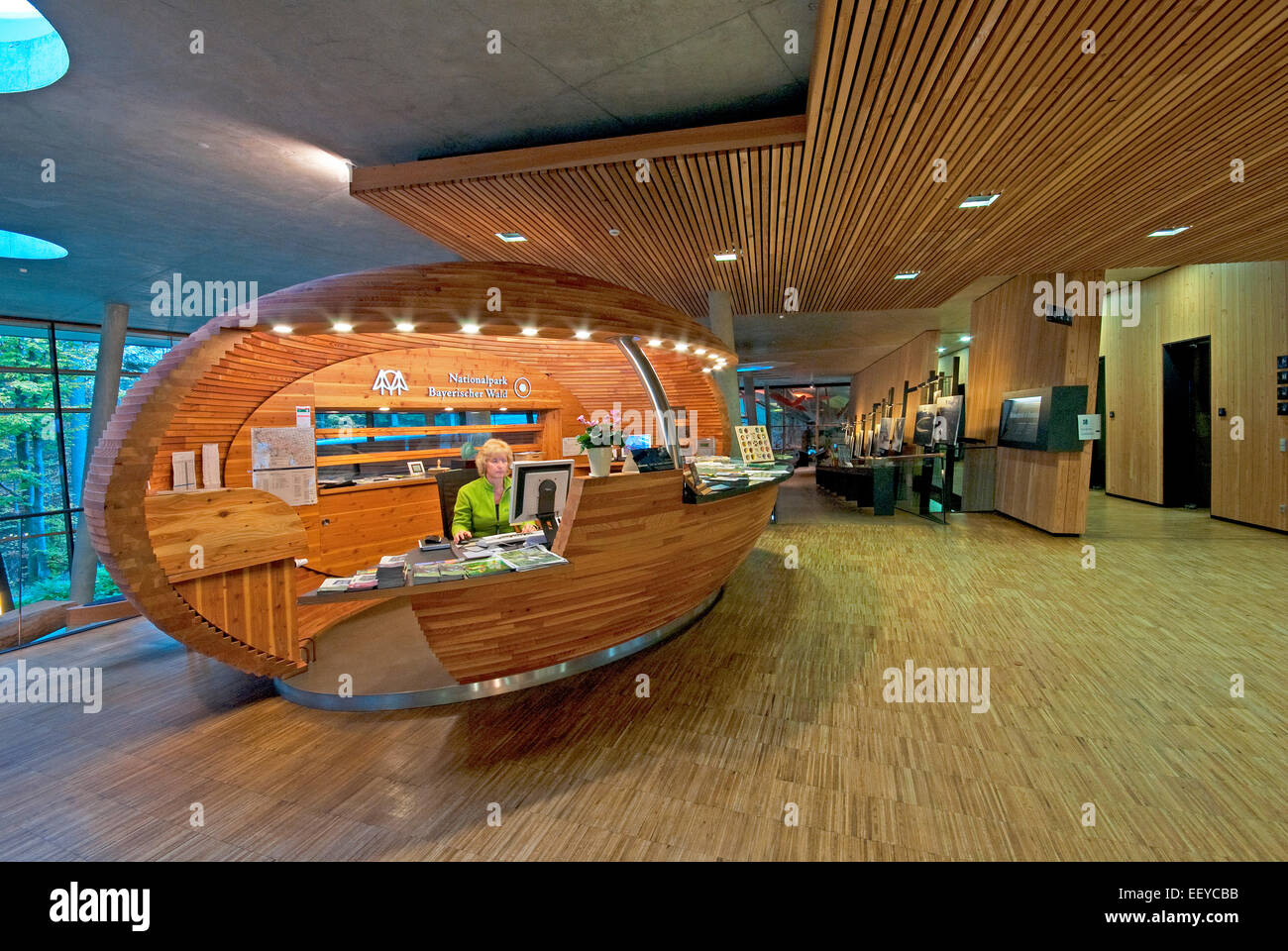 Falkenstein visitor centre, Bavarian Forest National Park, Bayerischer ...