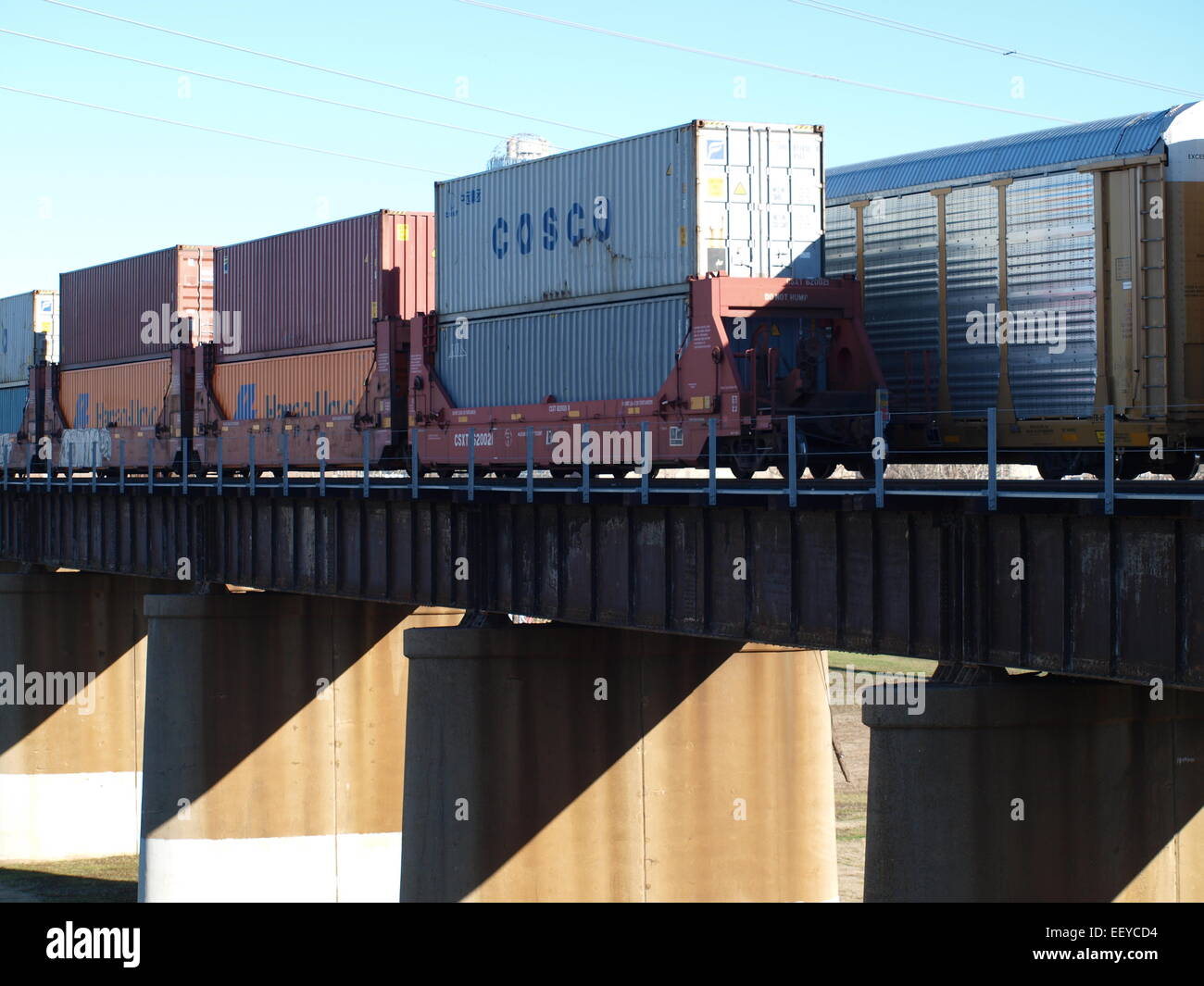 Auto Rack Train High Resolution Stock Photography and Images - Alamy